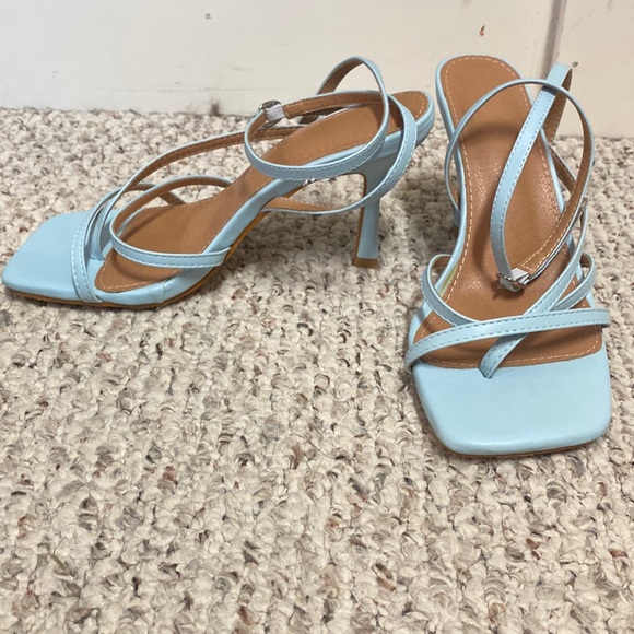 Shoes | Powder Blue Kitten Heels | Poshmark